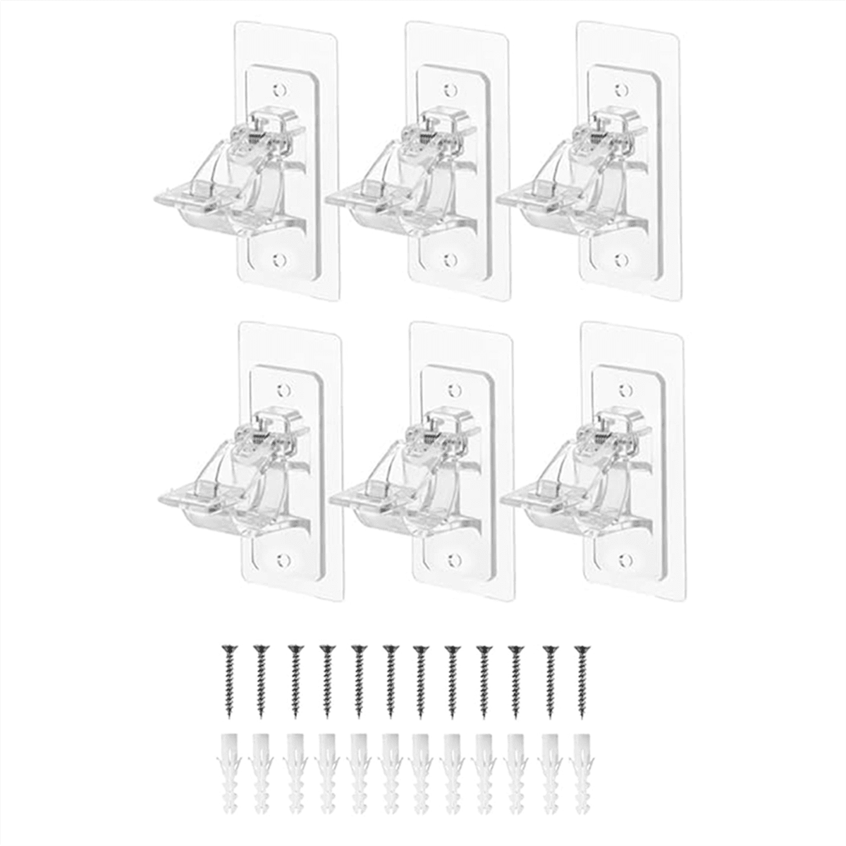 Click here for Unbranded 6pcs No Drill Needed Curtain Rod Holders... prices