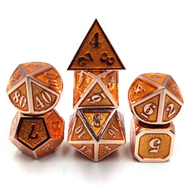 Wiz Dice Sticky Ichor Set of 7 Polyhedral Dice in Display Case-Solid ...