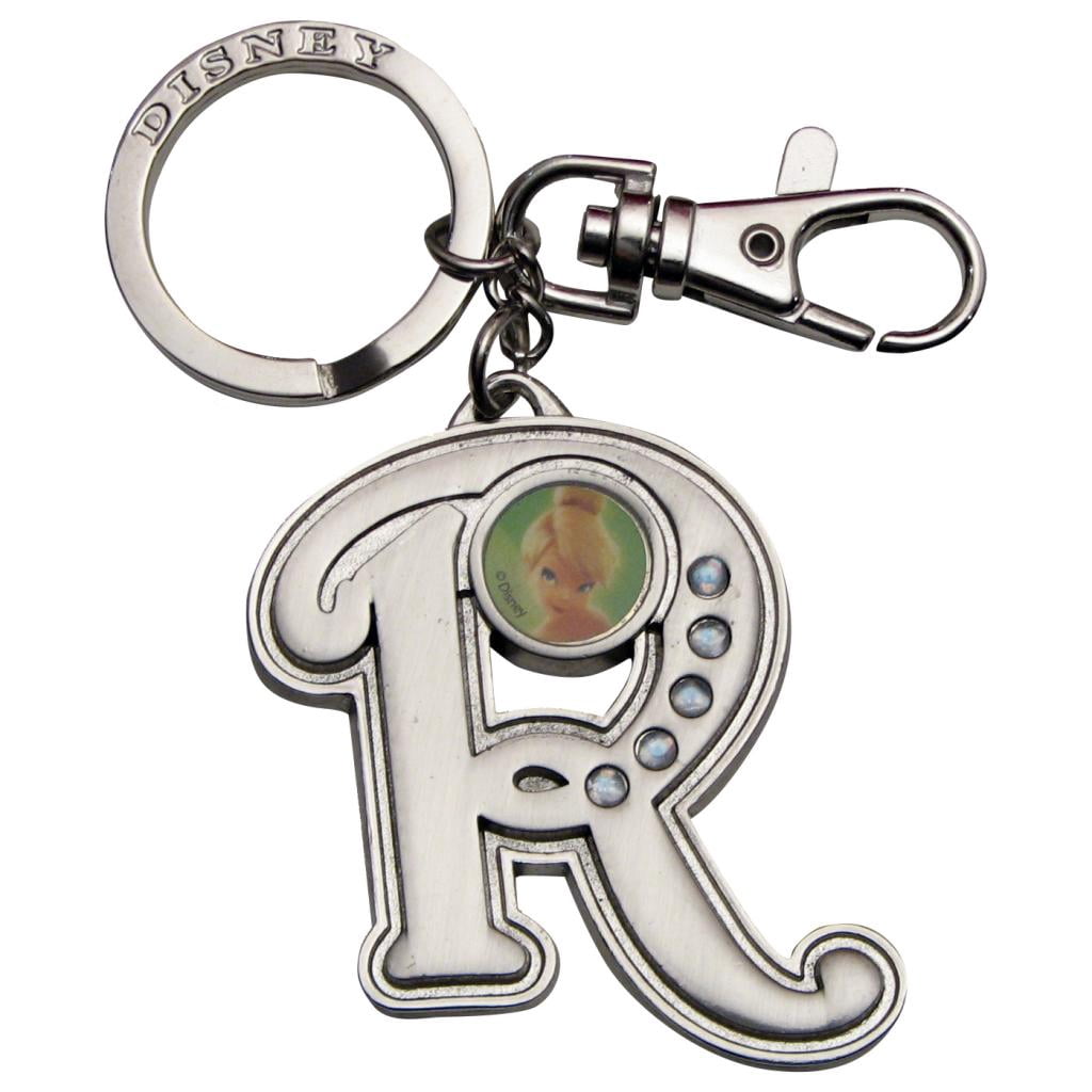 Tinker Bell Letter R Pewter Keyring - Walmart.com