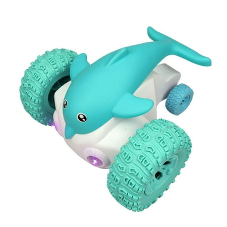 Remote Control Little Dolphin Fish Stunt Cool Light 360 Dancing Gyro ...