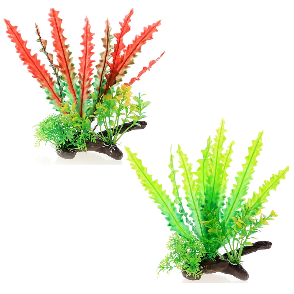 Aquarium artificial seaweed aquatic plants, plastic fish tank plant ...