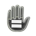Glogesture Hand Light - Middle Finger Car Light, Road Rage LED Sign for ...