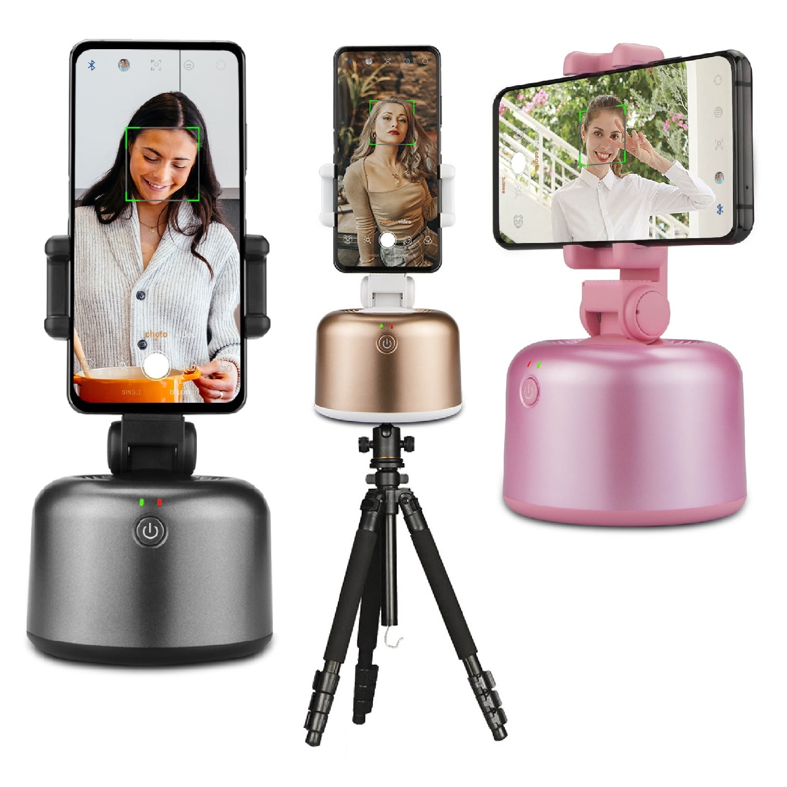 Smart Tracking Holder Auto Face Object Tracking Selfie Stick Live ...