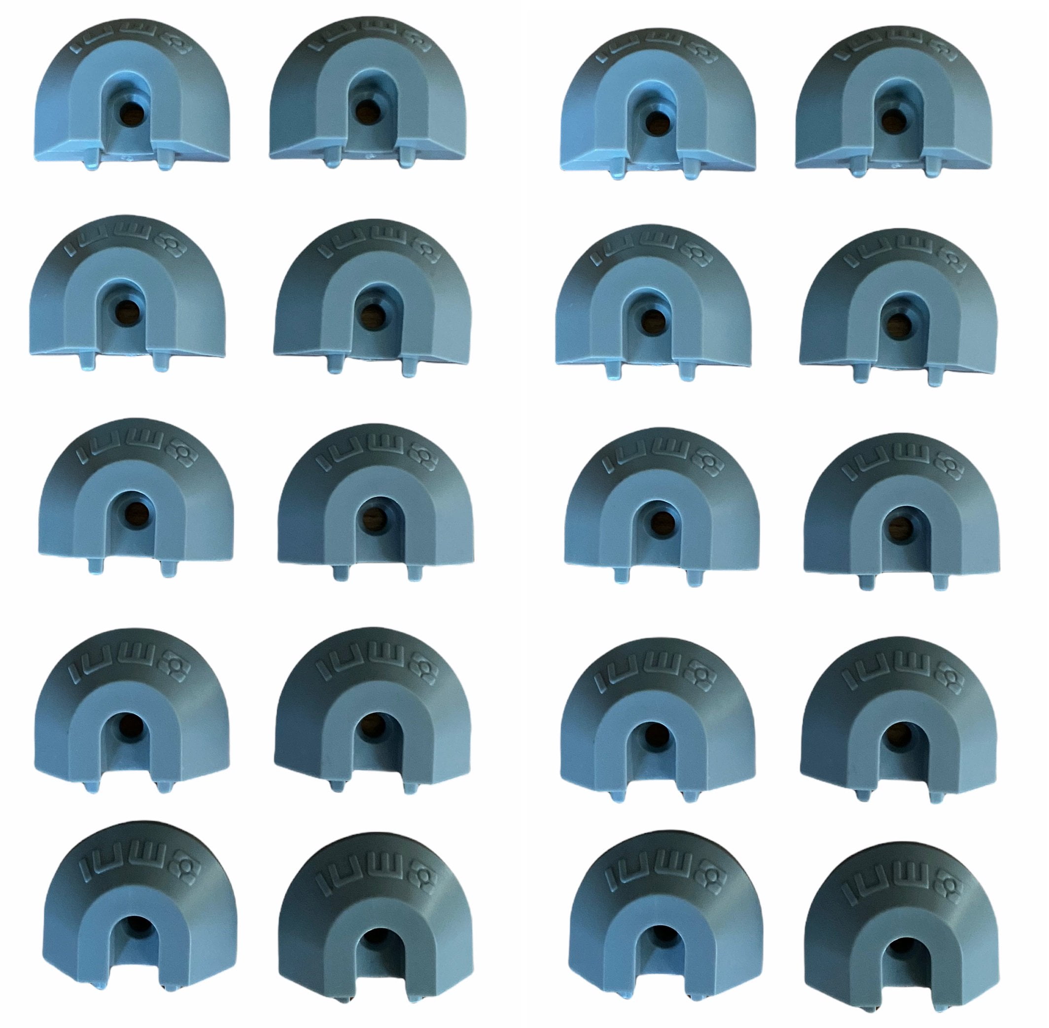 End Cap for Surface Angled Series L-Track GREY 20 PACK | QC06089 ...