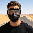 A Full-face Goggle, Detachable Full Face Goggle Mask, 2026 New Grass ...