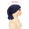 Agiufgs Pre-Tied Head Scarf Polyester, Effortless Elegance with Pre ...