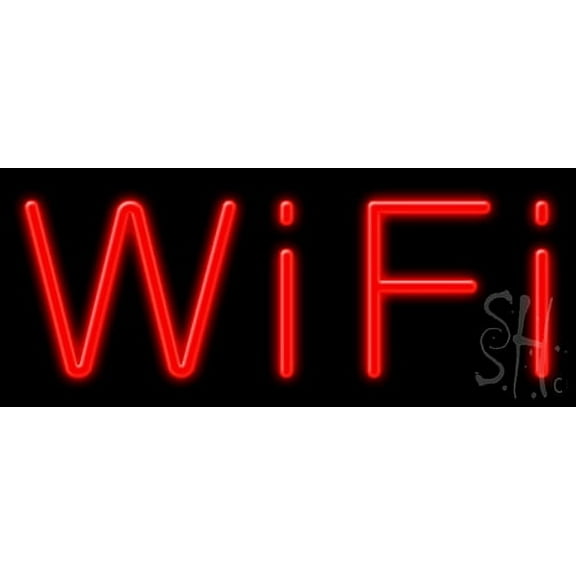 Radio Service LED Neon Sign 13 x 32 - inches, Clear Edge Cut Acrylic ...