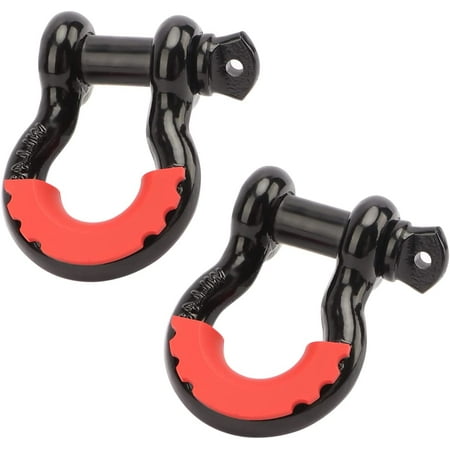 2 Pack D Ring Shackles 3/4" Off Road Shackles Tow Winch Shackles 45 ...