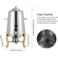 3.5 Gallon Hot Beverage Dispenser, Stainless Steel Coffee Urn Chafer ...