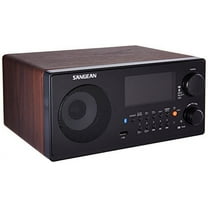 Sangean WR-2CL, Clear AM/FM Table Top Radio with Portable Clock ...