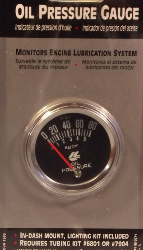 2 Inch Chrome Mechanical Oil Pressure Gauge - Walmart.com