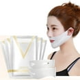 Luoyaxxxxx Line Mask Neck Mask Face Lift V Lifting Chin Up Patch Double