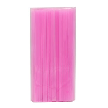 Comfy Package Plastic Straws Disposable Smoothie & Cocktail Straws, 250 ...