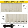 2 Panels Outdoor Curtains For Patio Waterproof & Windproof Thermal ...