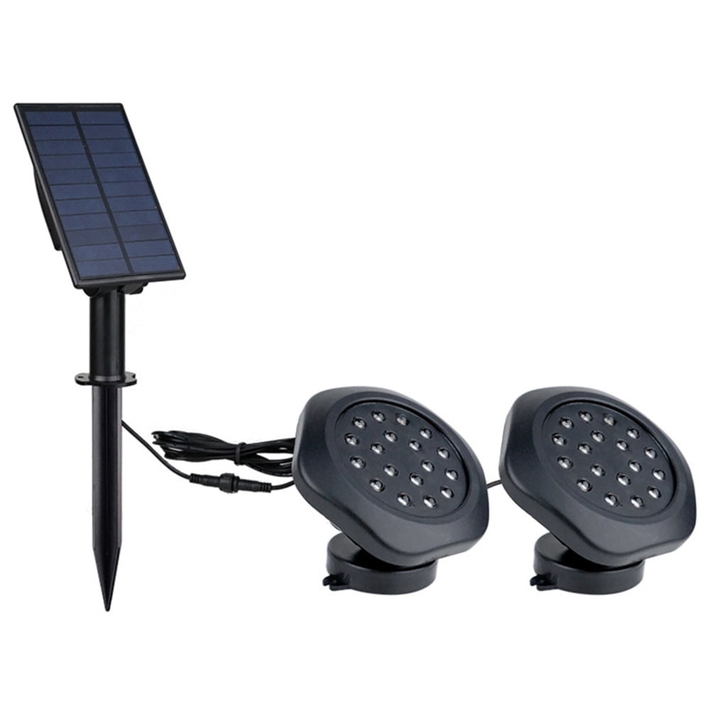 Solar Underwater Light RGB Color Changing Swimming Pool Spotlight Super ...