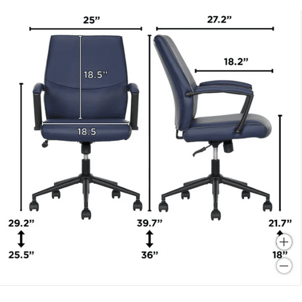 True innovations task chair blue store