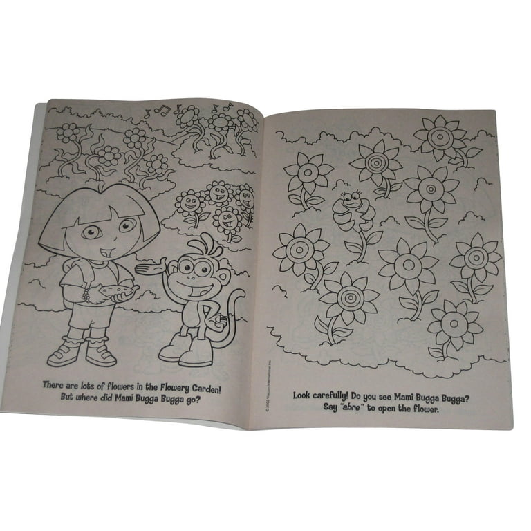 Baby Dora The Explorer Coloring Pages