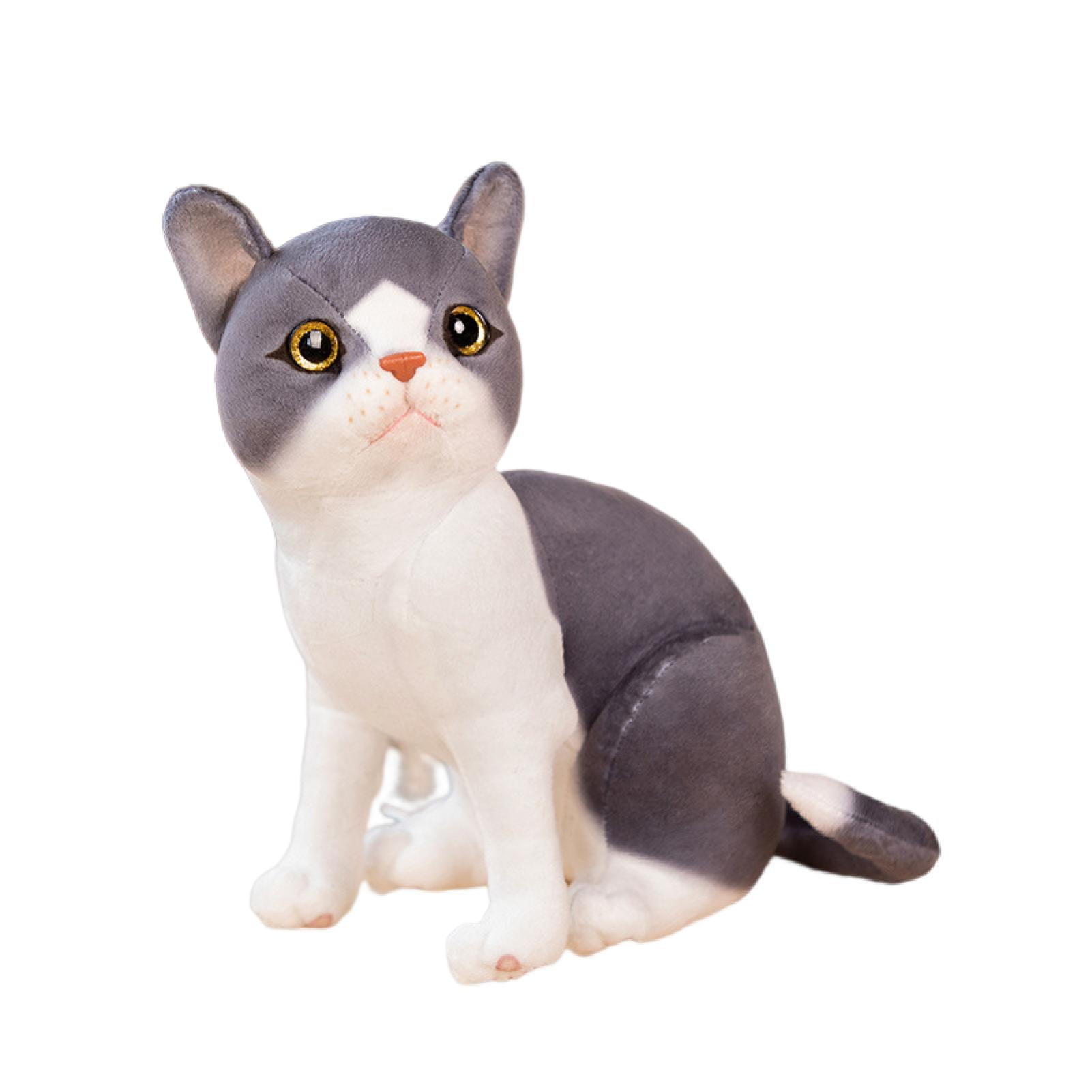 Simulation Cat Doll PP Cotton Filling Vivid Look Soft Plushies Ornament ...