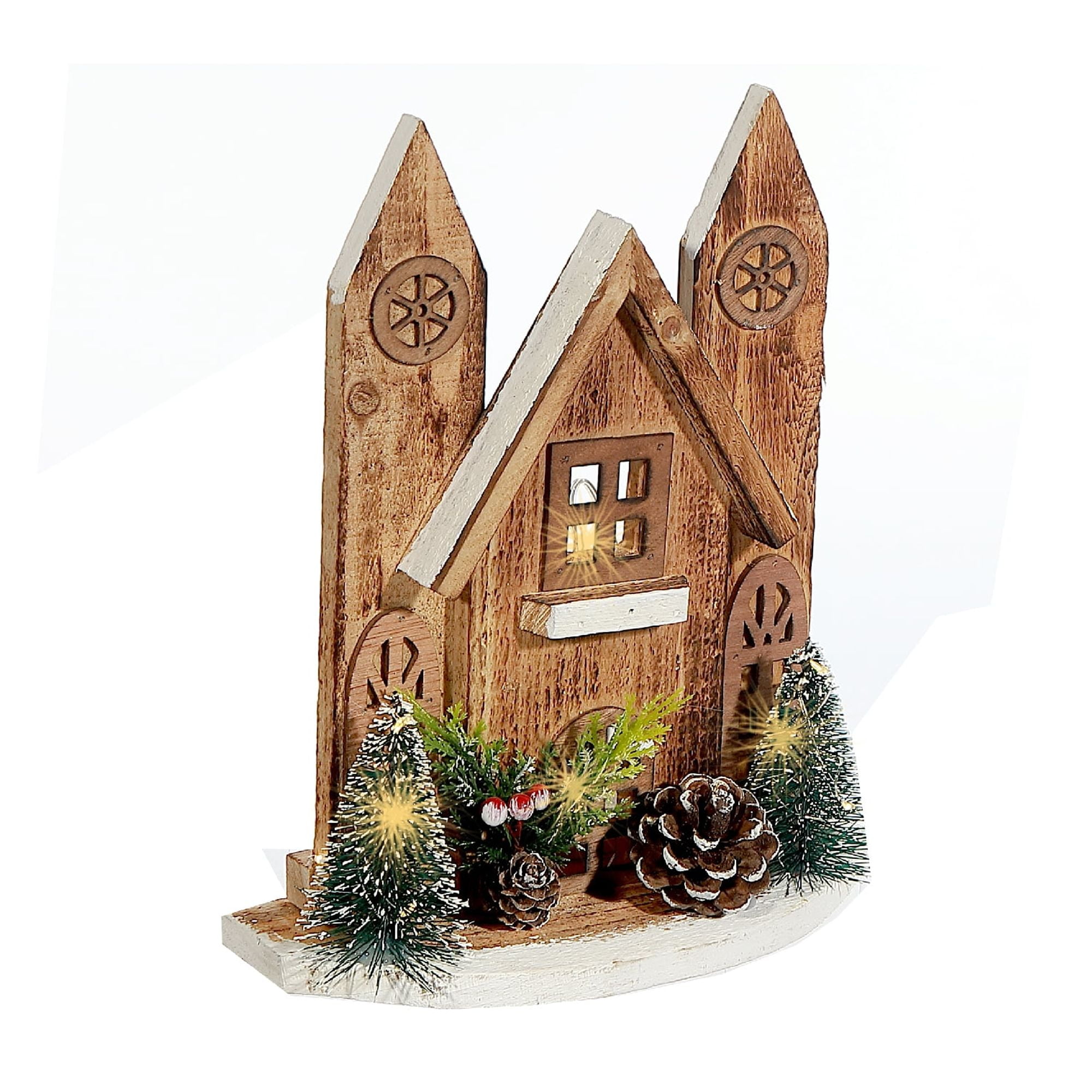 Click here for Ih Casadécor Led Natural Wooden Cathedral prices