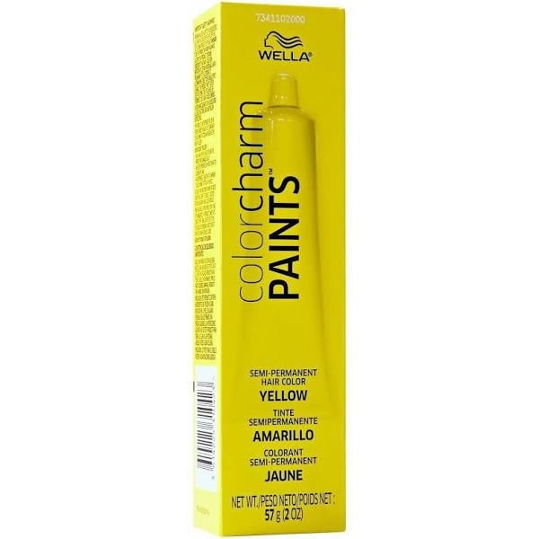 Wella Color Charm Paints Semi-Permanent Haircolor, Yellow, 2 Oz ...
