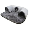 Curious Cats Activity Tunnel Polyester Construction Collapsing U Shape ...