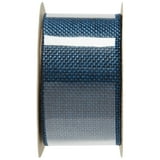 Offray Ribbon, Denim Blue 1 1/2 inch Woven Burlap Woven Ribbon, 9 feet ...