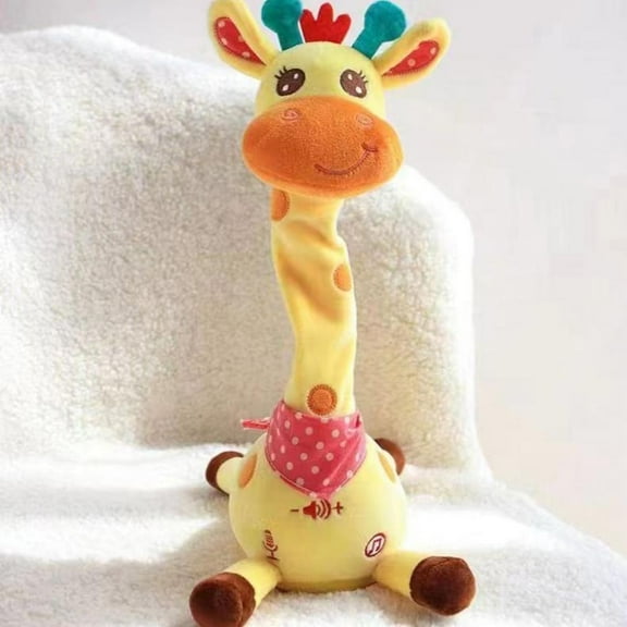 Singing Dancing Giraffe Plush Toy with Repeat Function,Interactive ...