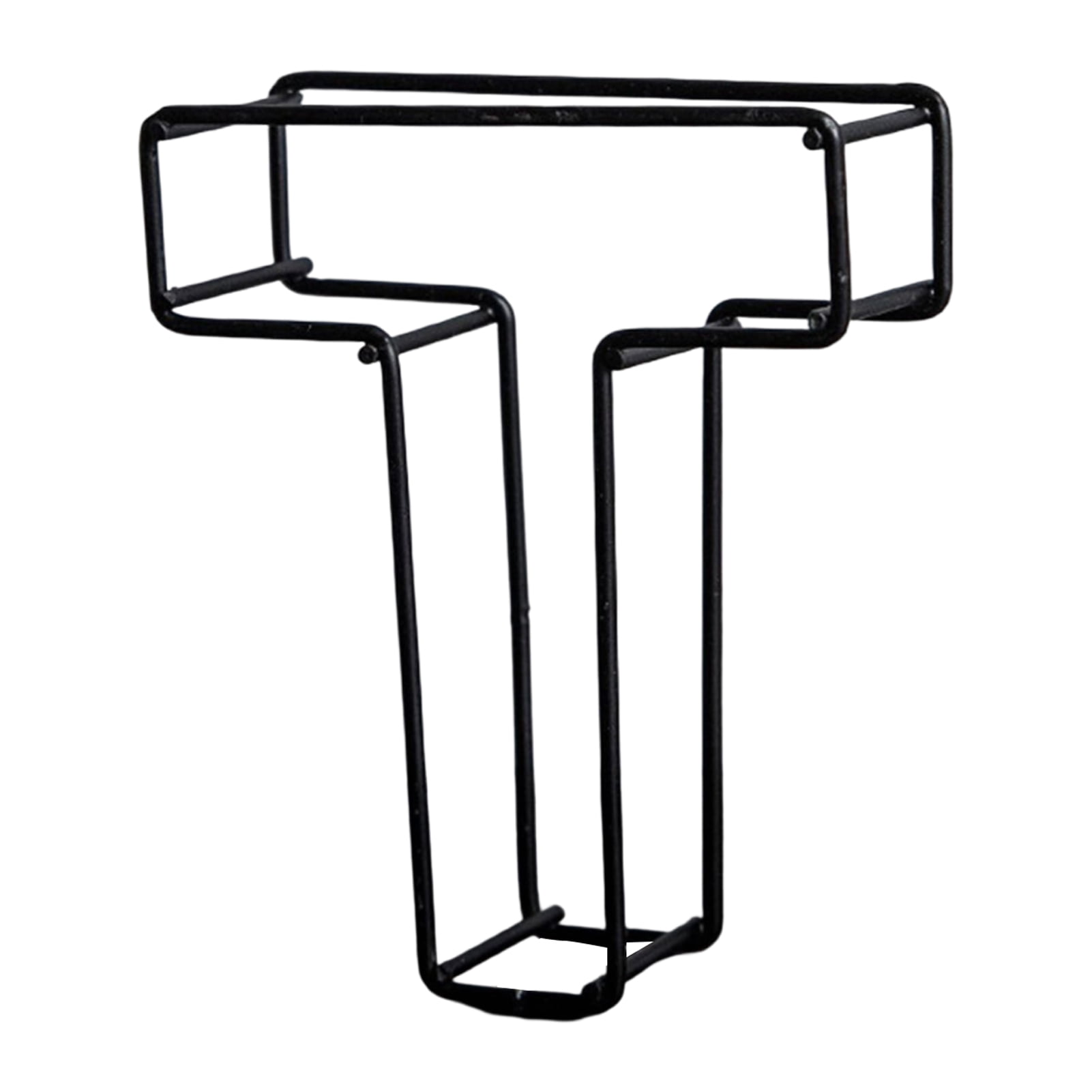 Clear Texture Alphabet Figurine Minimalist Design Wrought Iron Three ...