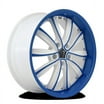 RTX Illusion 18x8 5x114.3 ET45 CB73.1 White & Black Wheel - Walmart.com