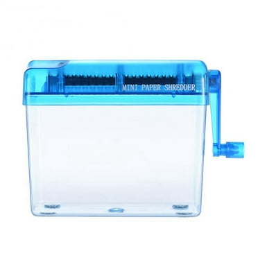 Portable Hand Shredder, Mini Desktop A6 Paper Shredder and Letter ...