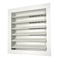 L L Building Products DA1212 Aluminum Dual Louver, 12" x 12", Mill ...