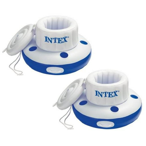 2) INTEX Mega Chill Inflatable Floating Beverage Cooler - Walmart.com