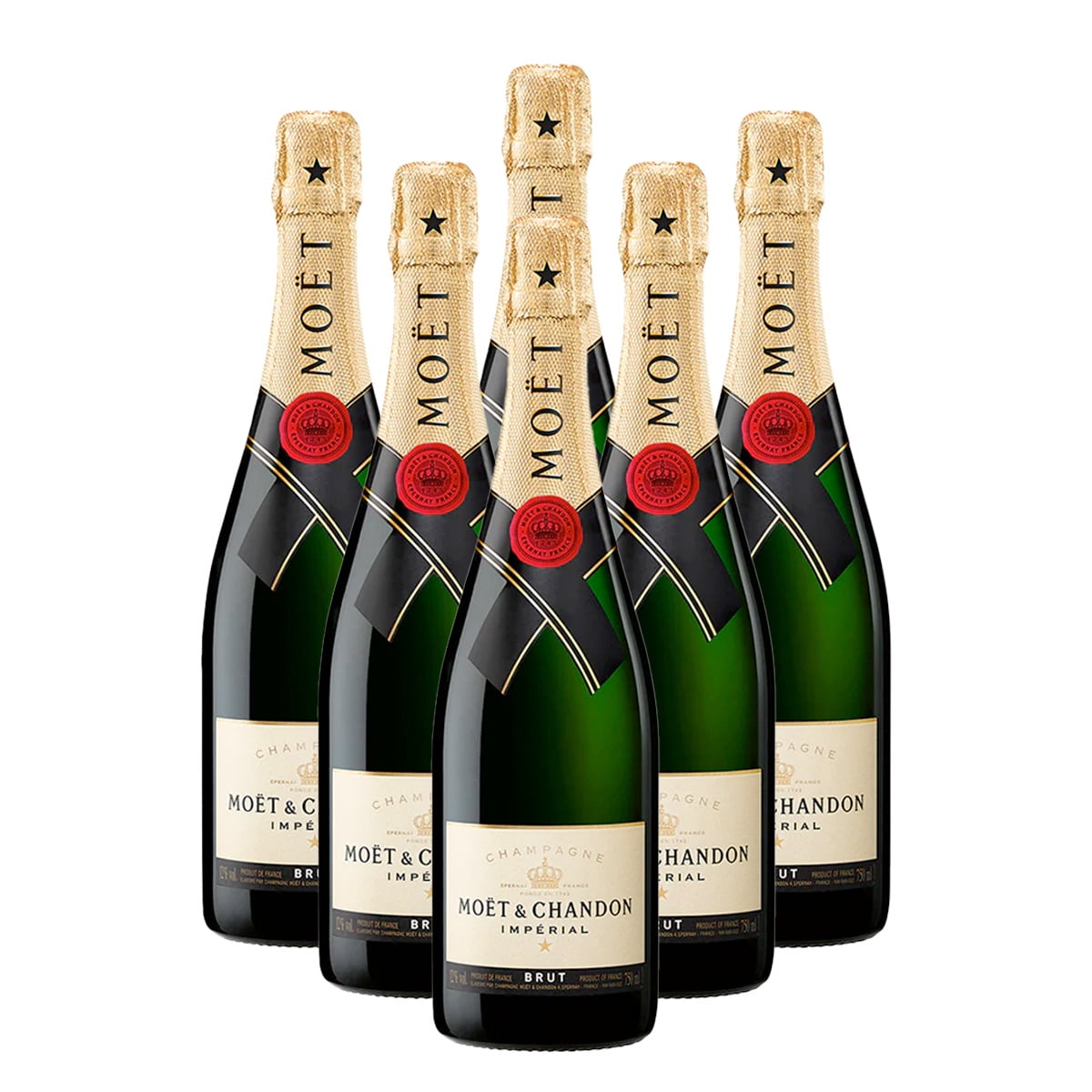 Pack x 6 - Champagne Moët & Chandon Impérial Brut 750ml Moet Chandon ...