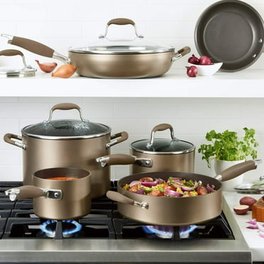 Copper Chef 10 Piece Nonstick Pan Set, with CeramiTech - Walmart.com