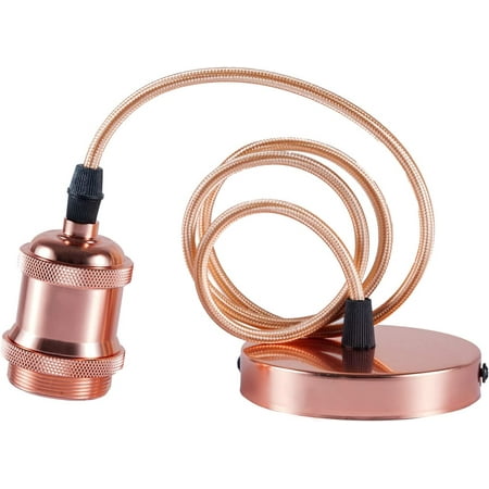 Sevenpers Pendant Light Fitting Ceiling Rose Light Pendant Fitting with ...