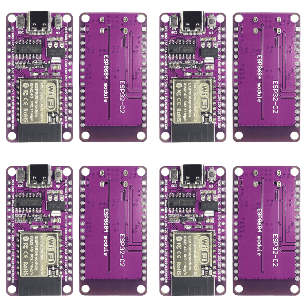 Placa desarrollo ESP8684 ESP32-C2 USB tipo C ESPC2-12 Kit módulo (no ...