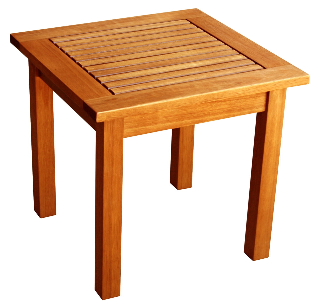 ALK Brands - Patio Outdoor Hardwood Side Table - Walmart.com