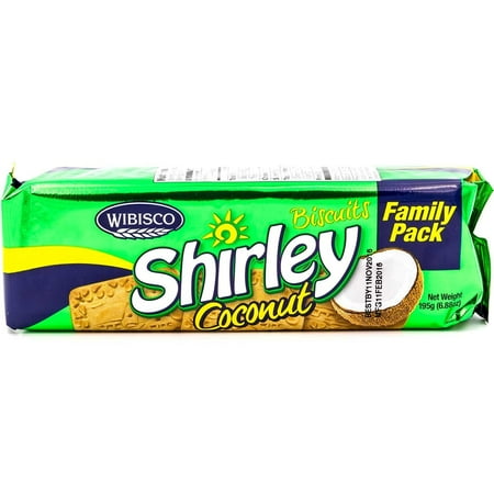 Wibisco Shirley Biscuits, Coconut, 6.88 Oz - Walmart.com