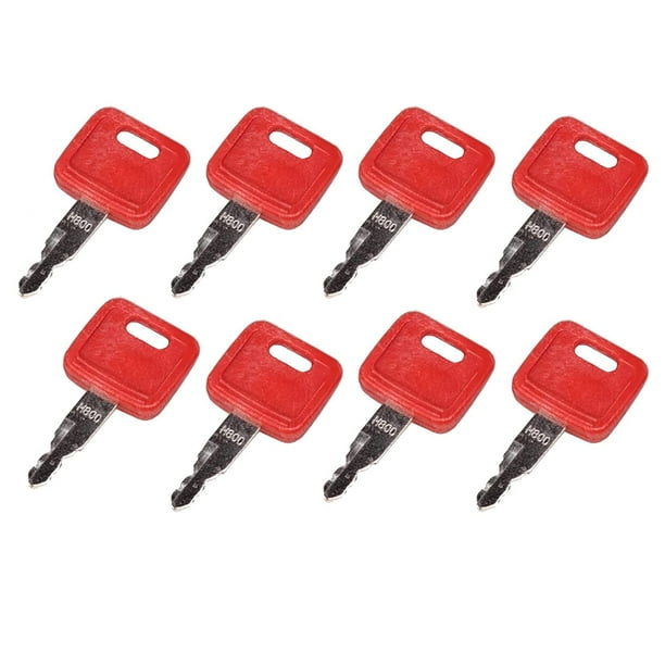 Friday Part 8PCS Ignition Keys H800 for Hitachi&John Deere Excavator ...