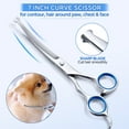 ZOUYUE 6 in 1 Pet Grooming Scissors, Titanium Coated Stainless Steel ...