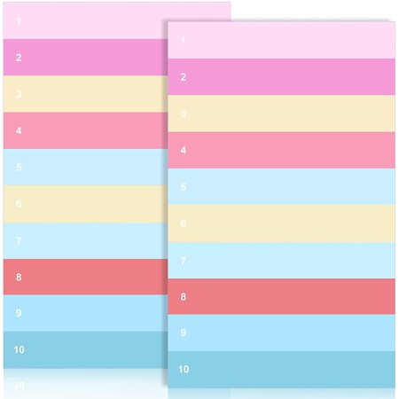 2 Pieces Colorblock to Do List Notepads Memo Notepads, Grocery List ...
