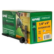 SPAX 5/16" x 5" Exterior Washer Head Structural Wood Lag Screws ...