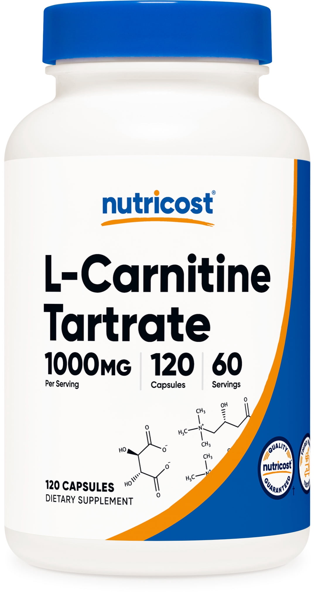 Nutricost L-Carnitine Tartrate 500mg, 120 Capsules (60 Servings ...