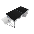 Portable Folding Table with PARTY PONG Graphic - Adjustable Length 8 ft ...