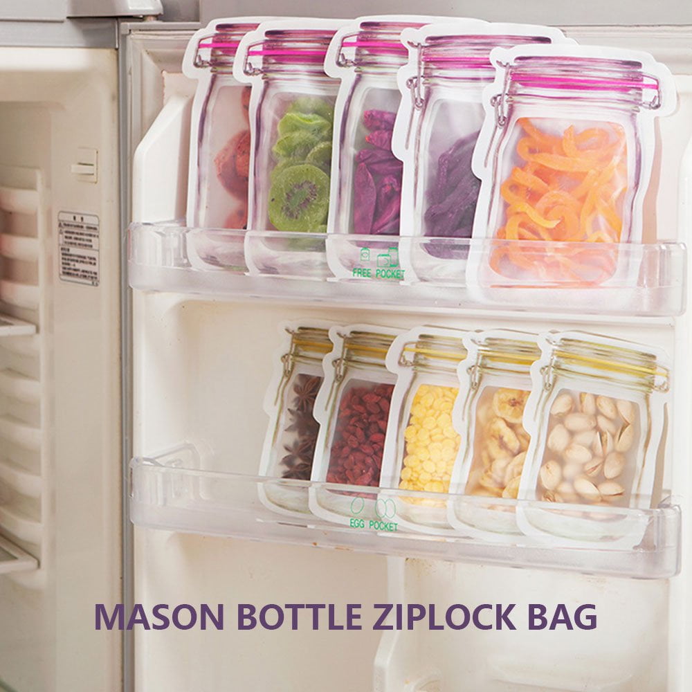 Click here for Generic 20pcs Mason Jar Bags 3 Size Zip Lock Food... prices