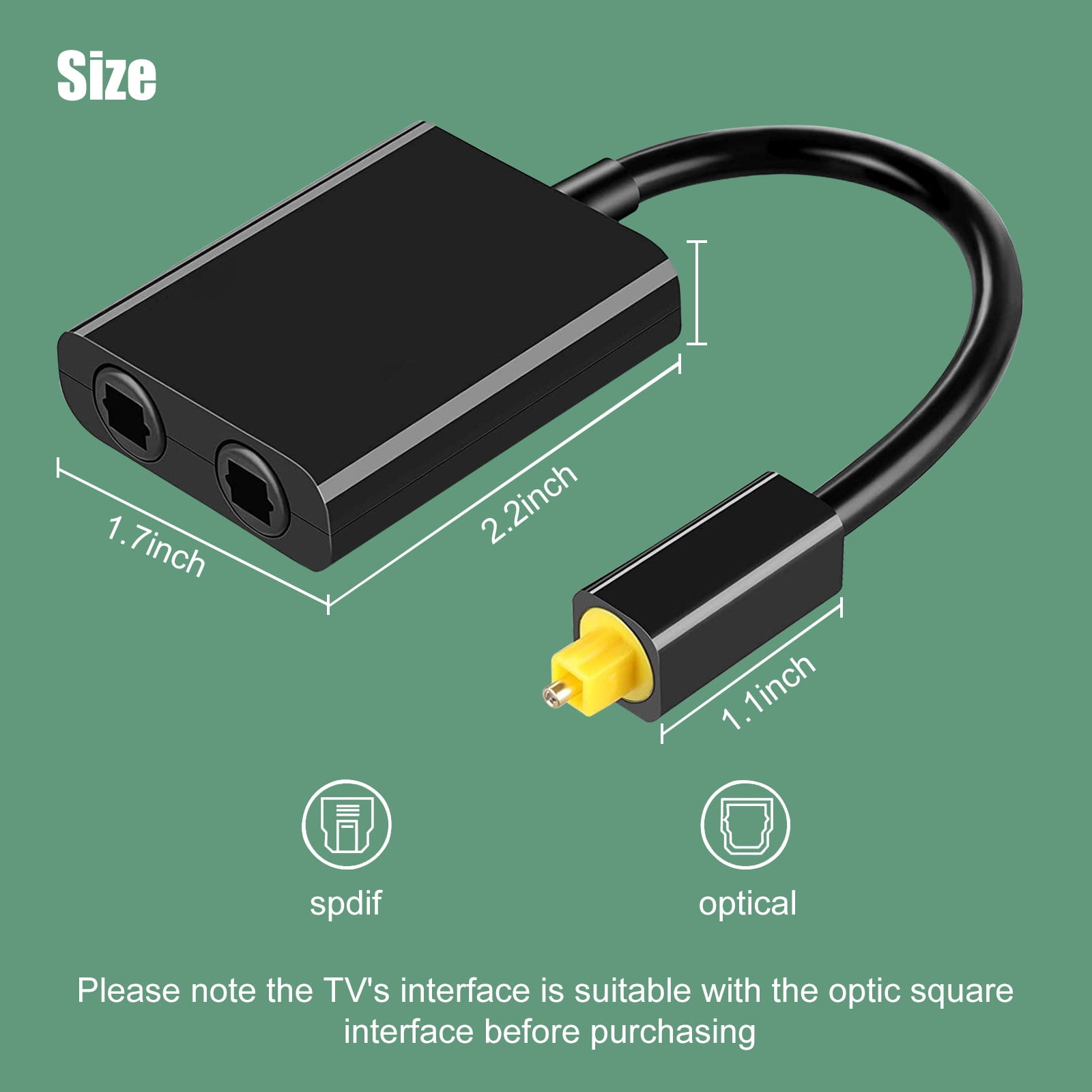 Optical Cable Splitter Walmart