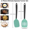 2 Pack Silicone Spatula Set, High Heat Resistant, BPA Free Kitchen ...