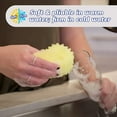 Scrub Daddy Original Scratch Free FlexTexture Scrubbing Sponge, Yellow ...