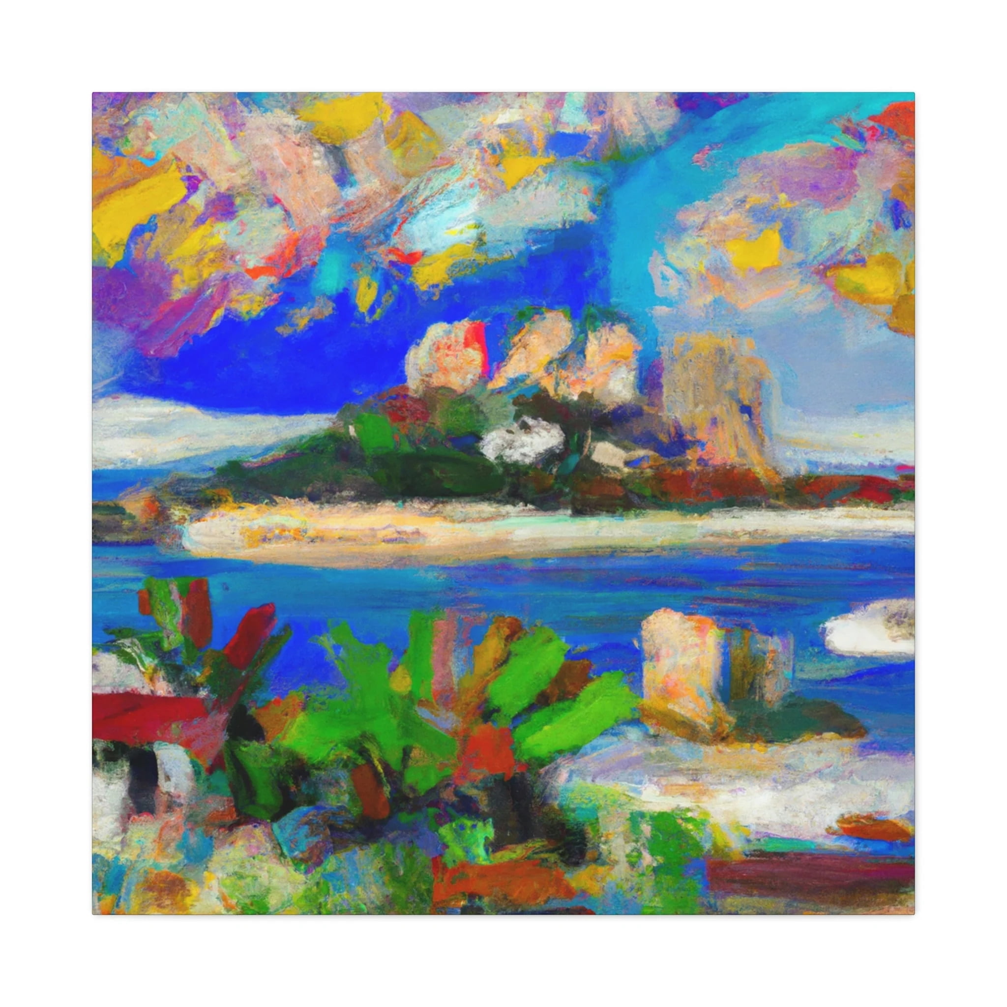 Island of Expressionism - Canvas - Walmart.com