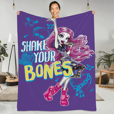 Monster High Cartoon Blanket Oversized Blankets and Bedspreads ...